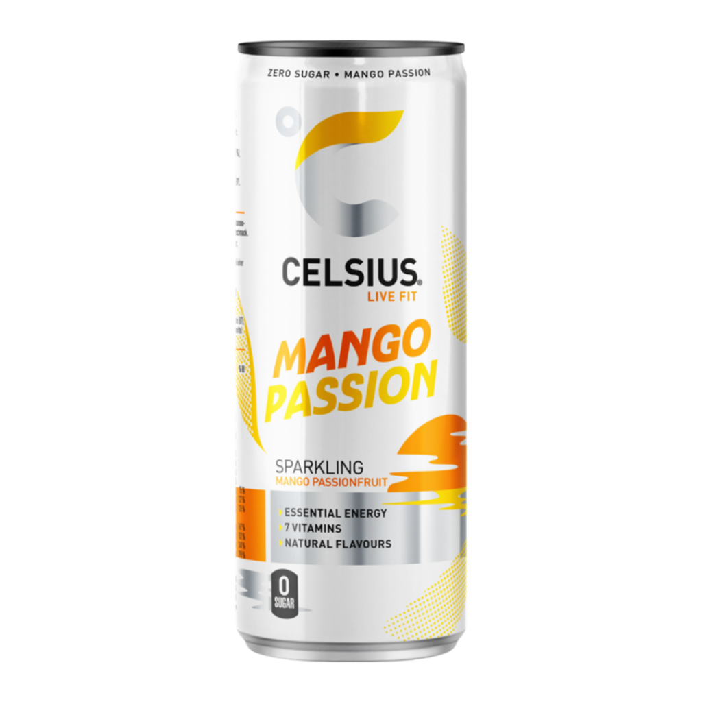 CELSIUS MANGO PASSION (355 ml) – Level Up